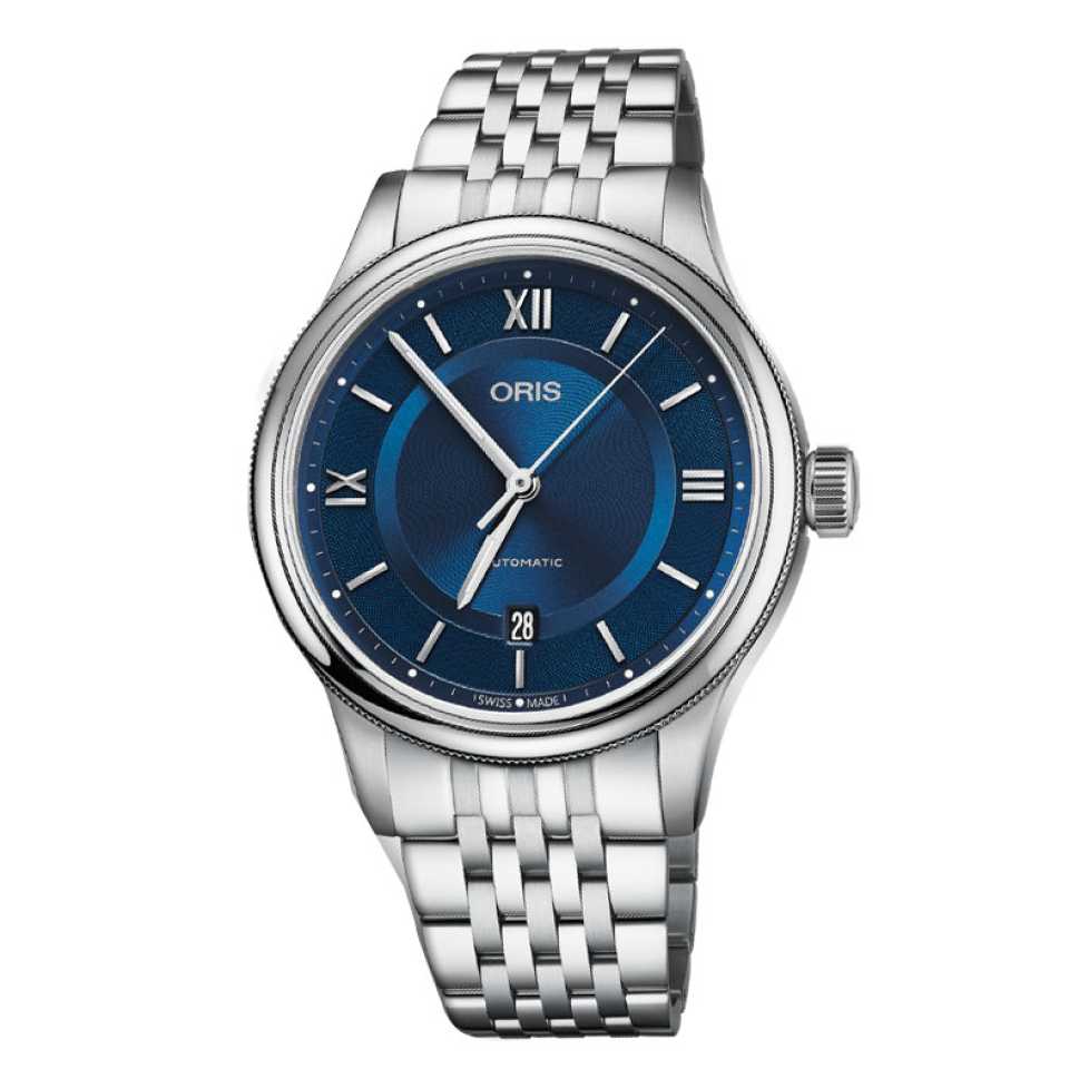 ORIS -ORIS CLASSIC DATE BLUE | Grimoldi Watches