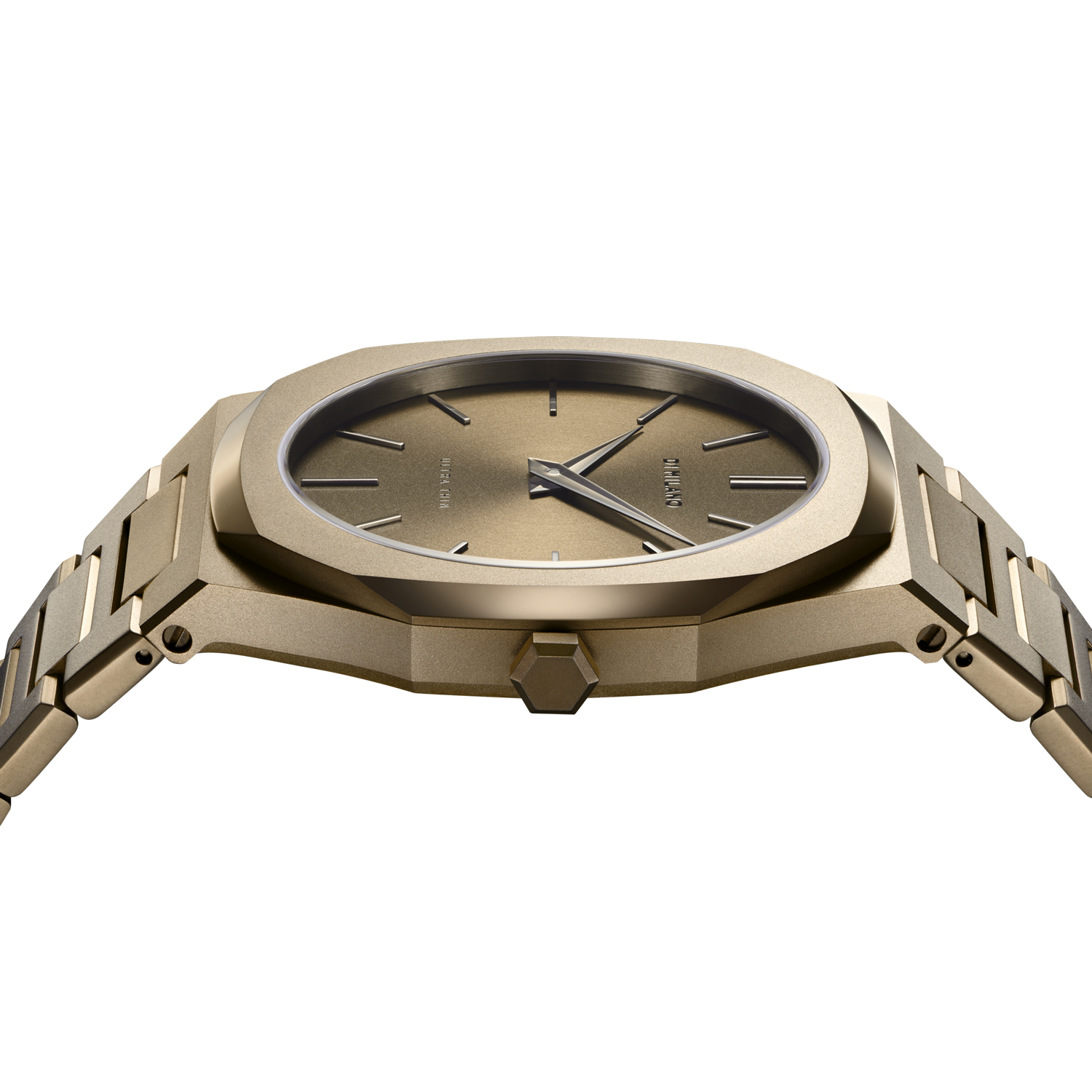 D1 Milano Ultra Thin Bracelet Dusky Green Watch