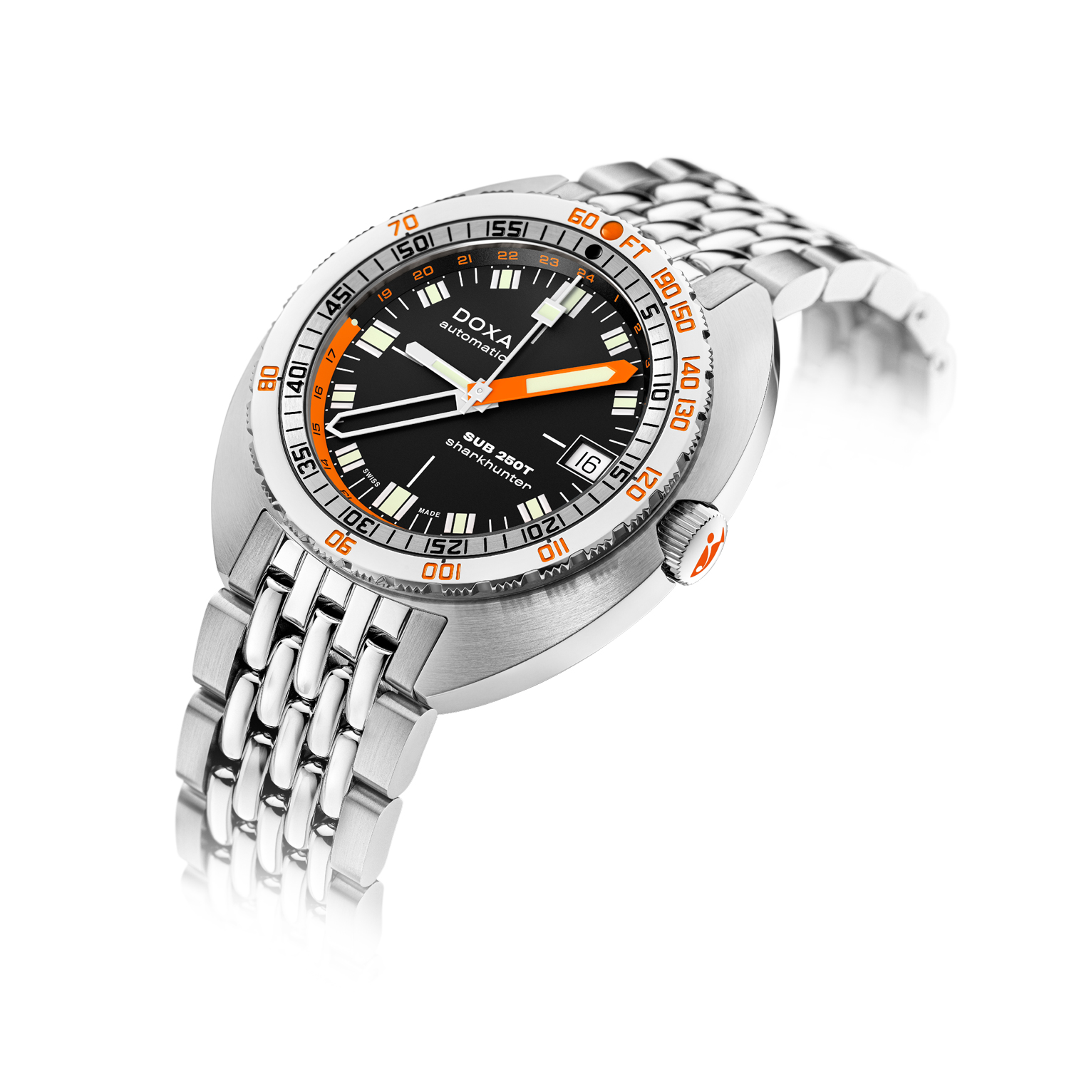 Doxa 250T GMT Sharkhunter Watch 855.10.101.10