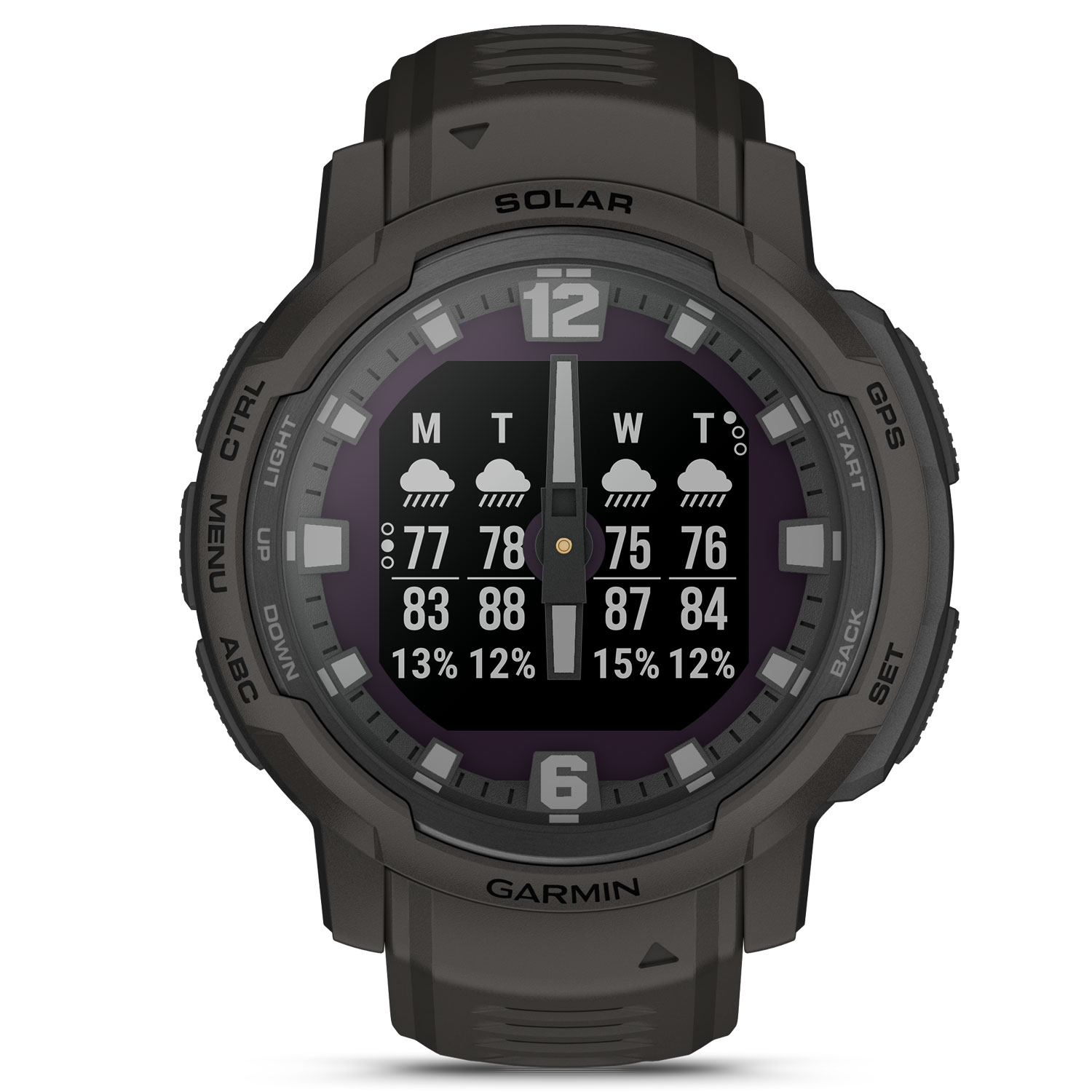 Garmin Instinct Crossover Solar Graphite Watch 010-02730-01