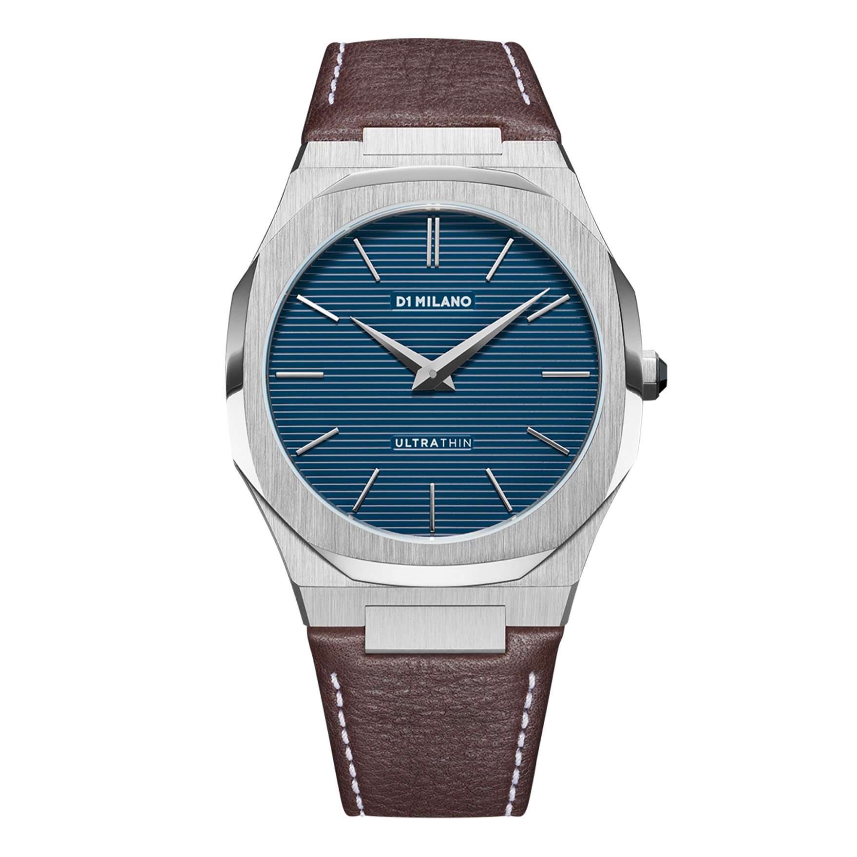 D1 MILANO - OROLOGIO ESPRESSO BLUE ULTRA THIN LEATHER 40 MM | Grimoldi ...